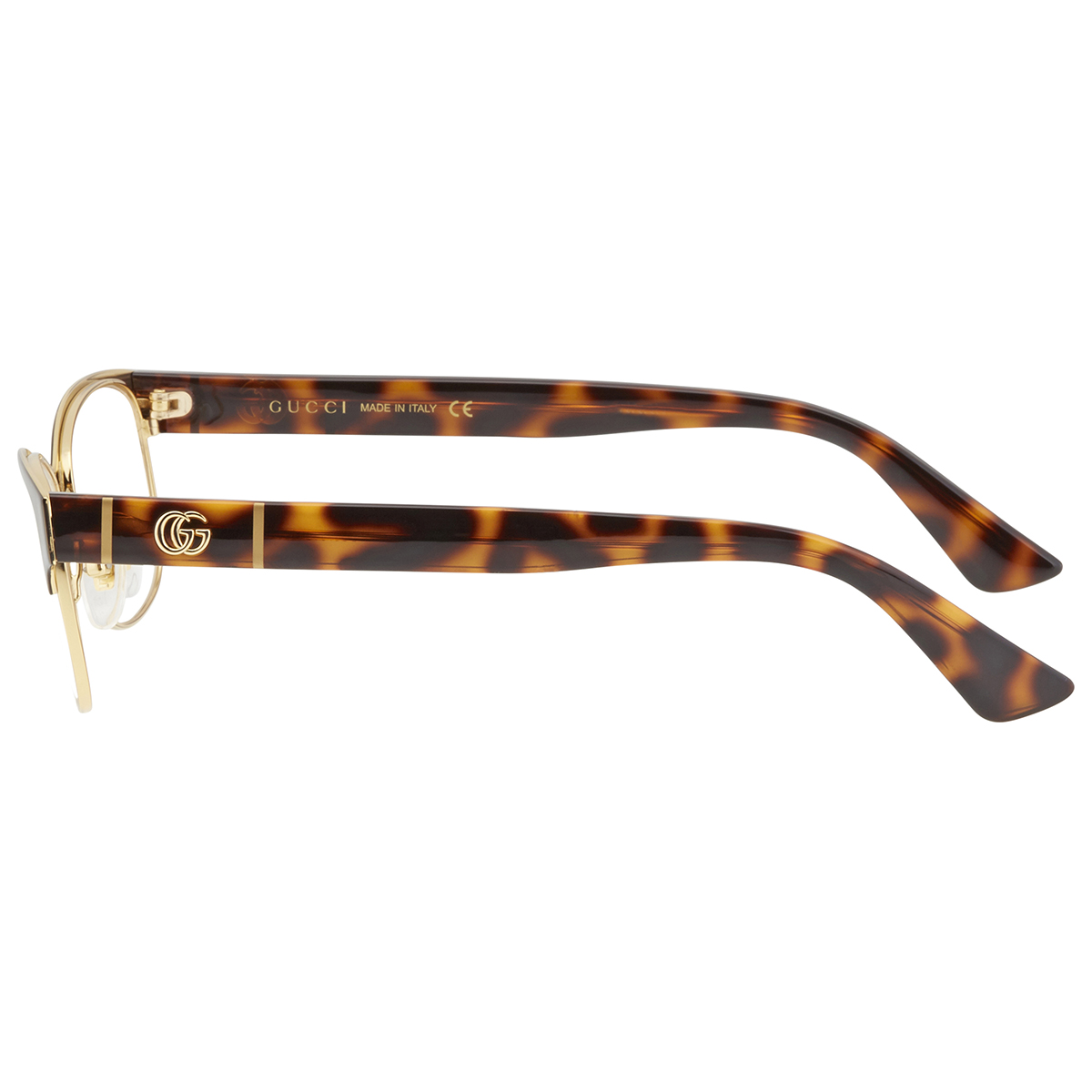 Gucci Ladies Tortoise Oval Eyeglass Frames GG0751O-002 49 889652296814 ...