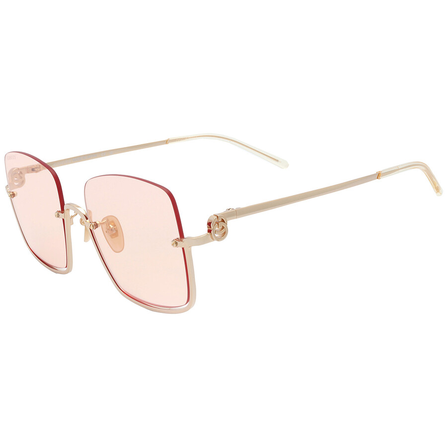 Gucci Pink Square Ladies Sunglasses GG1279S 005 54 889652412740 ...
