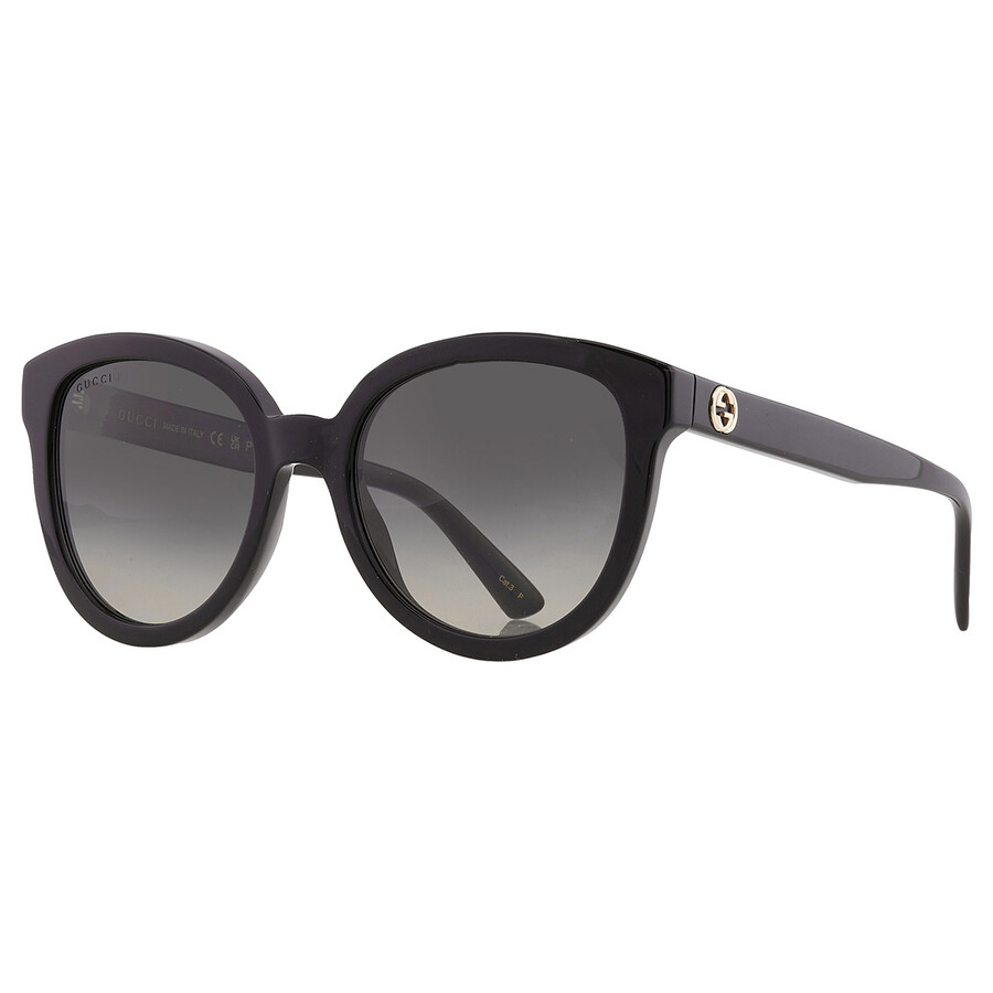 Gucci Polarized Grey Cat Eye Ladies Sunglasses GG1315S 002 54 ...