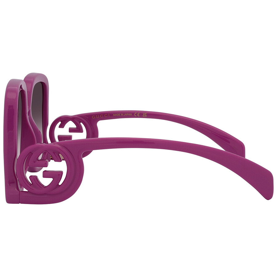 Gucci Violet Gradient Square Ladies Sunglasses GG1326S 004 58 ...