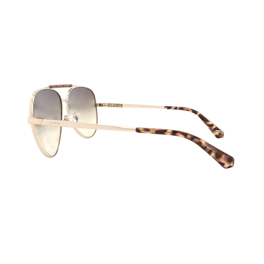 Guess Aviator Sunglasses GU5209/S 32P 61 889214351012 - Sunglasses ...