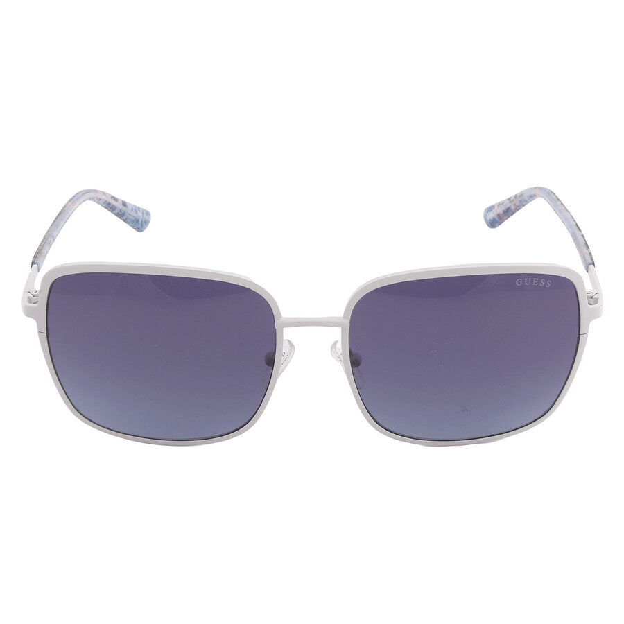 Guess Blue Gradient Square Ladies Sunglasses GU7846 21W 61 889214342263 ...
