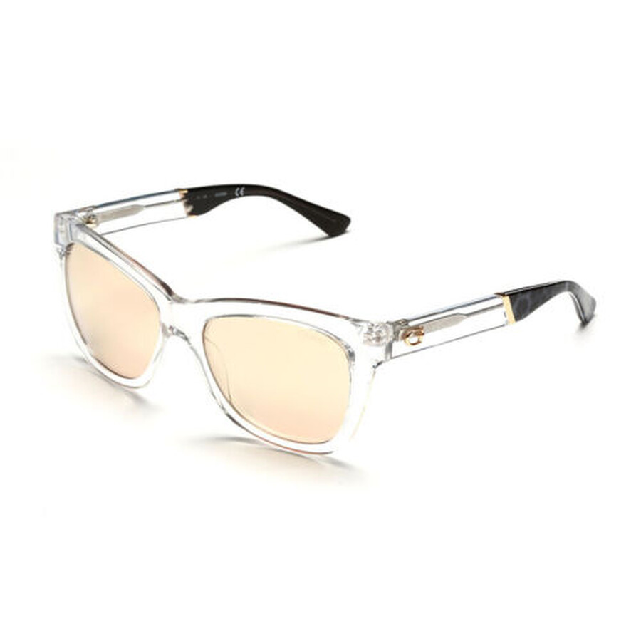 Guess Brown Mirror Cat Eye Ladies Sunglasses GU7472 26G 56 664689835478 ...