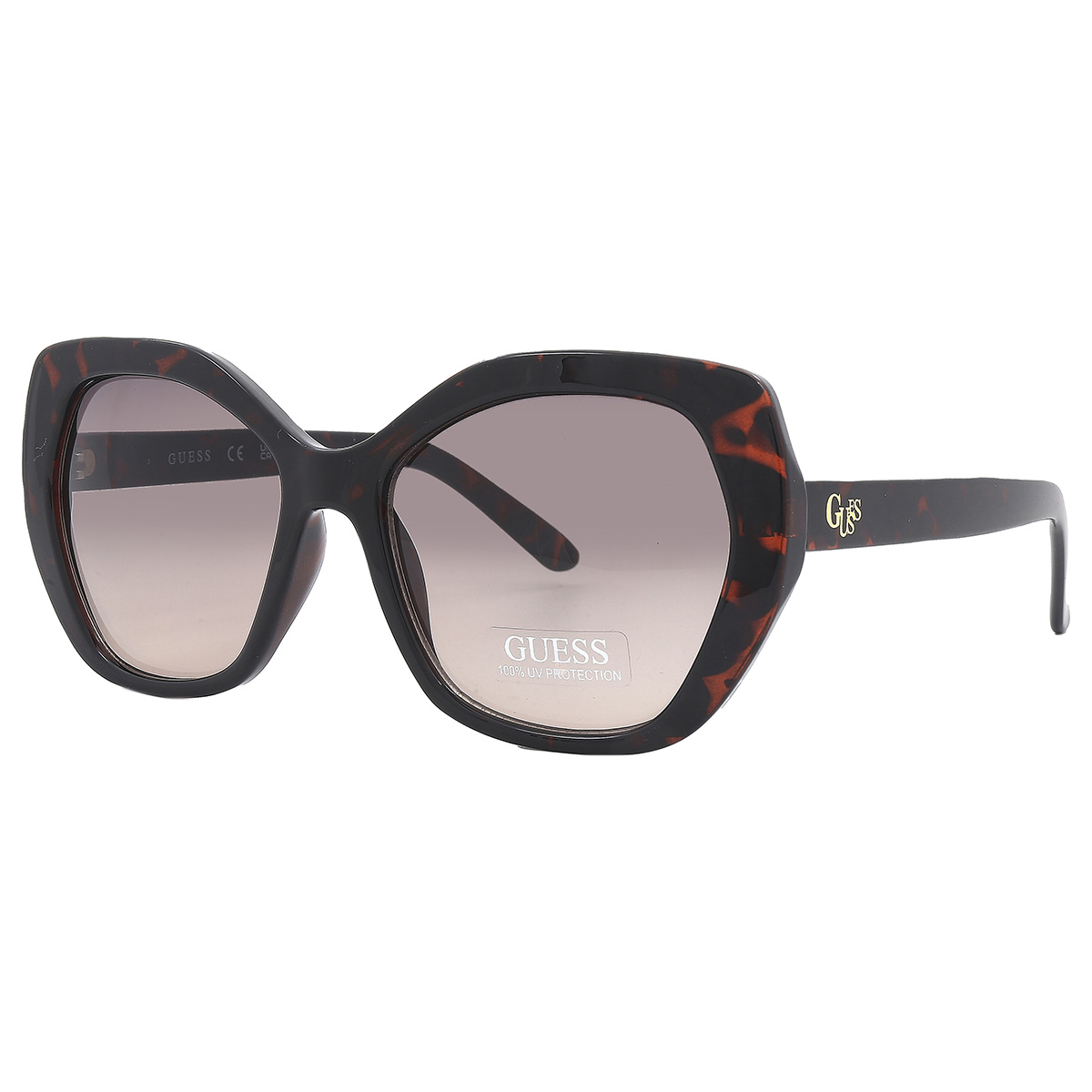 Guess Factory Brown Gradient Butterfly Ladies Sunglasses GF0390 52F 55 ...