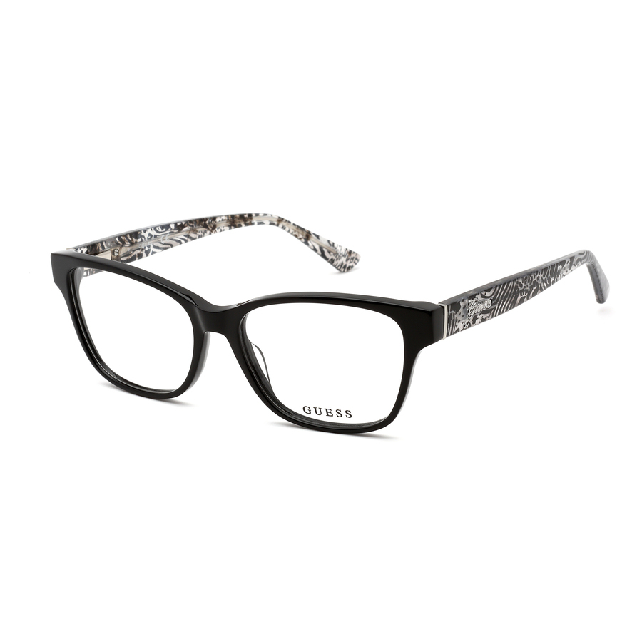 Guess Ladies Black Rectangular Eyeglass Frames GU278100154 889214145482 ...