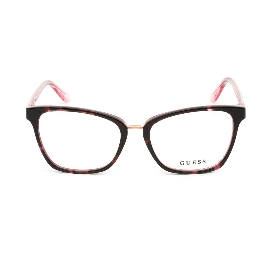 Guess Ladies Pink Rectangular Eyeglass Frames GU273307453 889214064950 ...