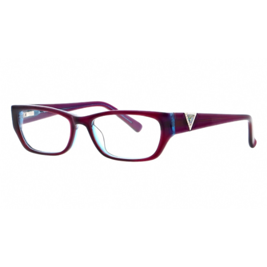 Guess Ladies Purple Square Eyeglass Frames GU2387(GU2387)O6451 ...