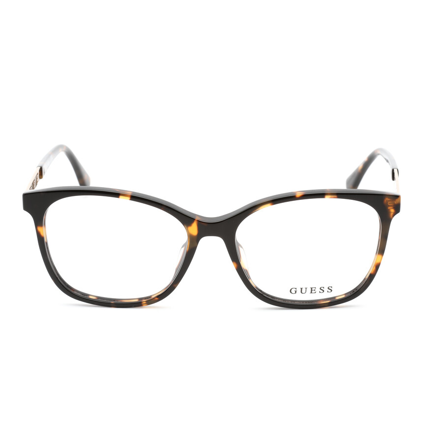 Guess Ladies Tortoise Round Eyeglass Frames GU274305255 889214111111 ...