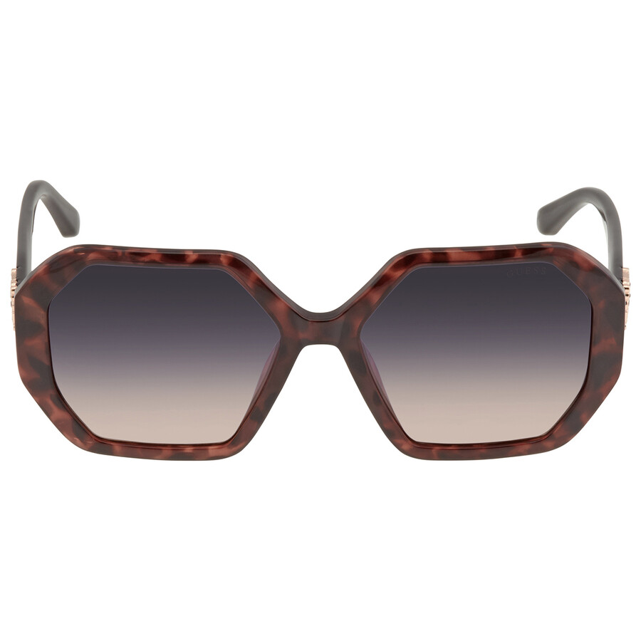 Guess Mirror Violet Geometric Ladies Sunglasses GU7789-S 74Z 58 ...