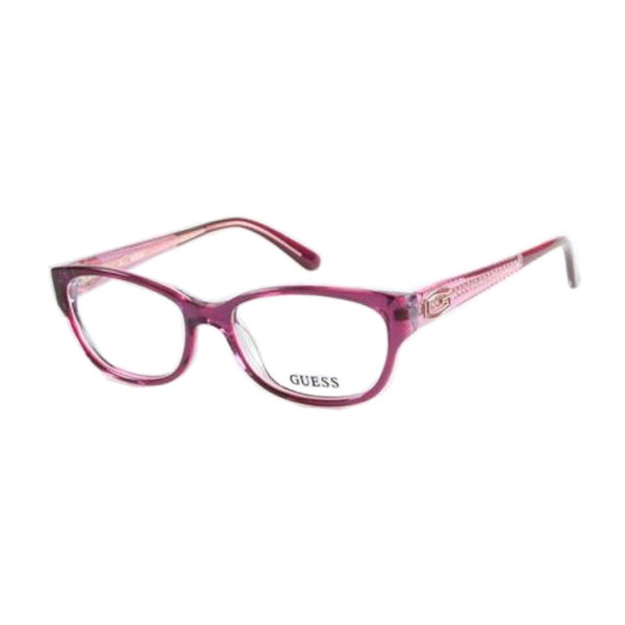 Guess Unisex Pink Round Eyeglass Frames GU2372(GU2372)P4252 ...