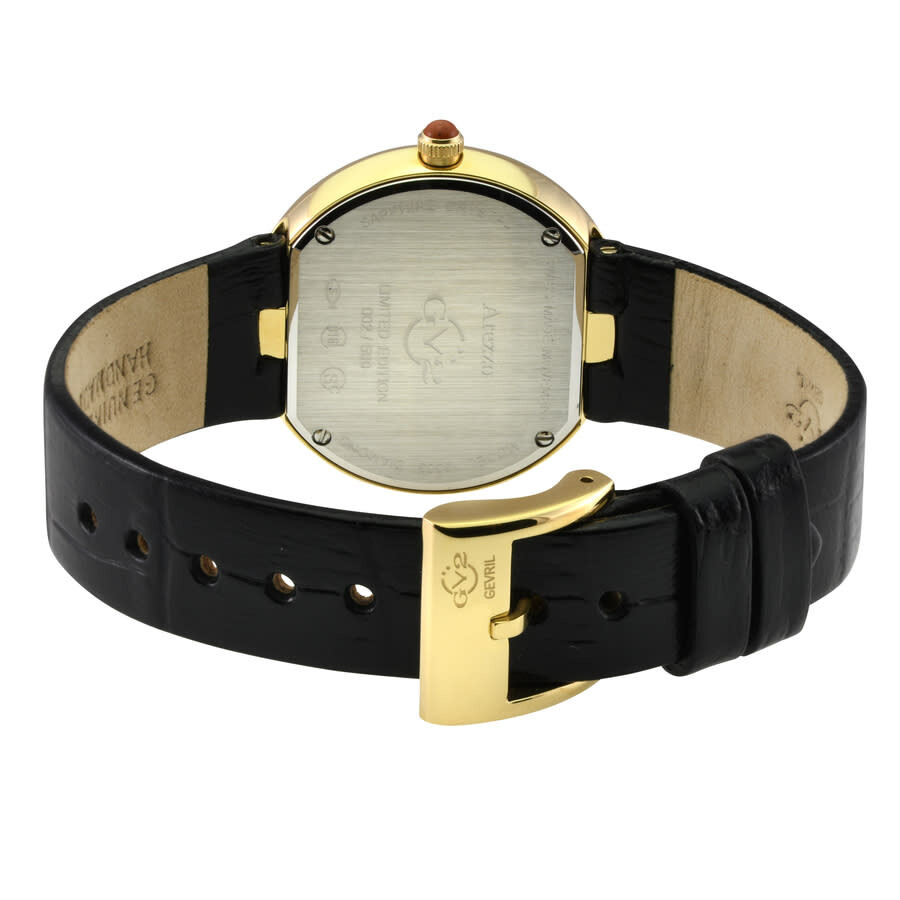 Gv2 By Gevril Arezzo Quartz Diamond Red Dial Ladies Watch 13303 ...