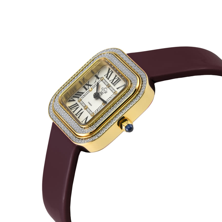 Gv2 By Gevril Bellagio Quartz White Dial Ladies Watch 12132 ...