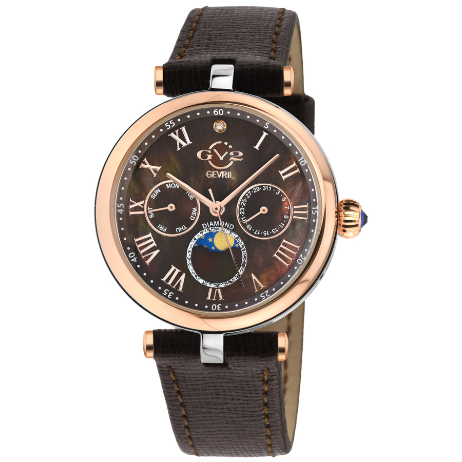 Gv2 By Gevril Florence Quartz Diamond Ladies Watch 12511.L 840840131508 ...