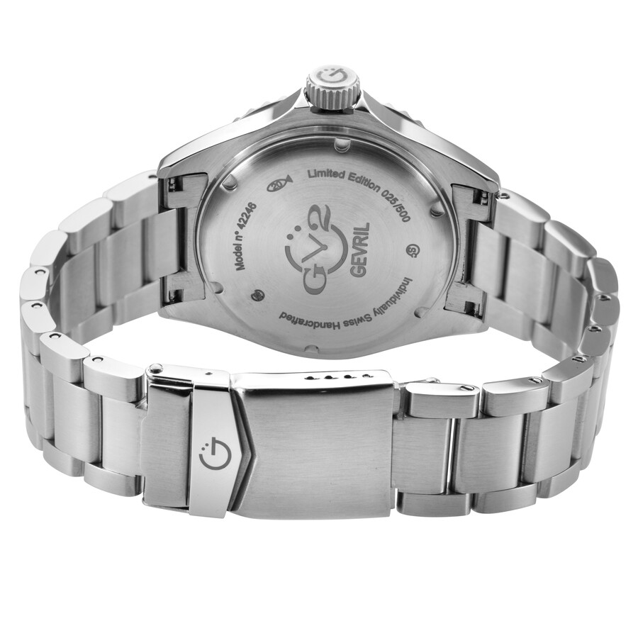 Gv2 By Gevril Liguria Black Dial Men's Watch 42249 840840143563 - GV2 ...