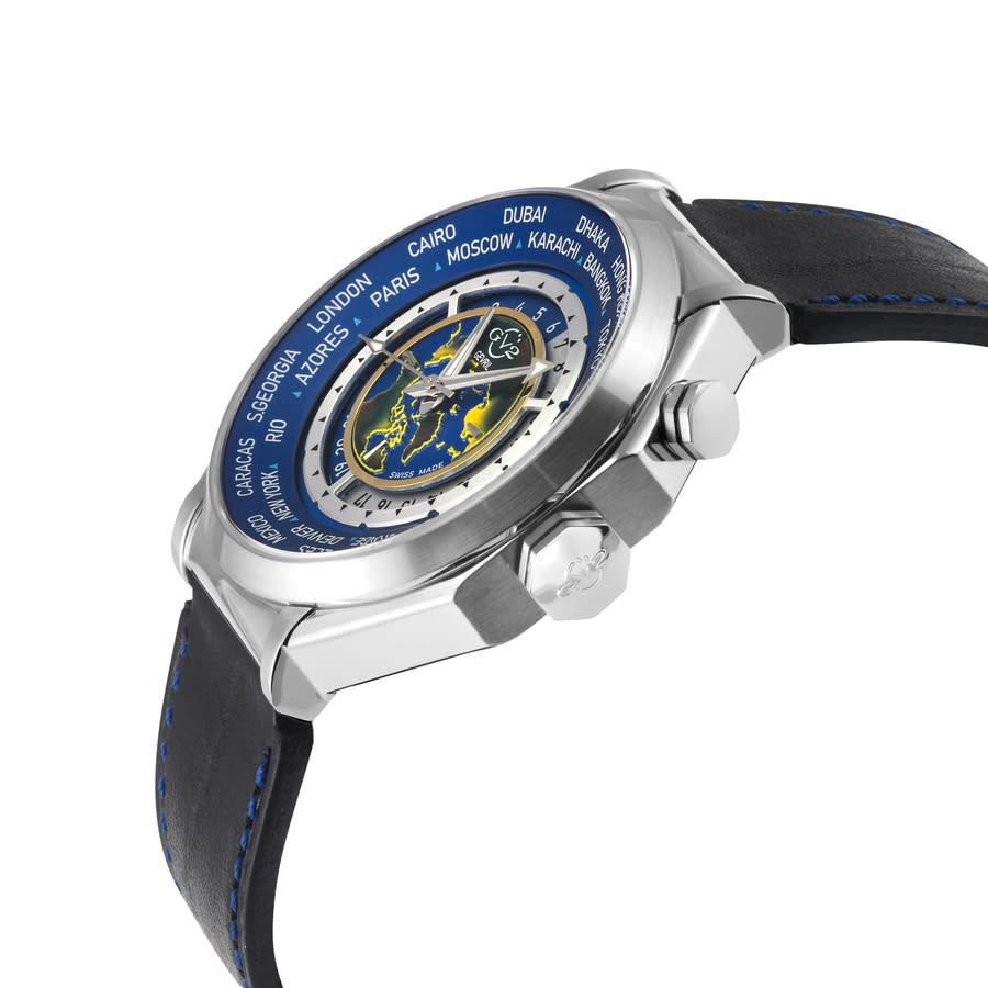 Gv2 By Gevril Marchese Quartz Blue Dial Men's Watch 42431 840840146007 ...