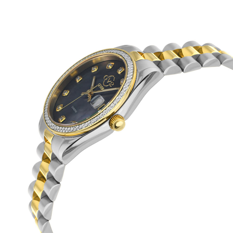 Gv2 By Gevril Turin Quartz Diamond Ladies Watch 12421B 840840140579 ...