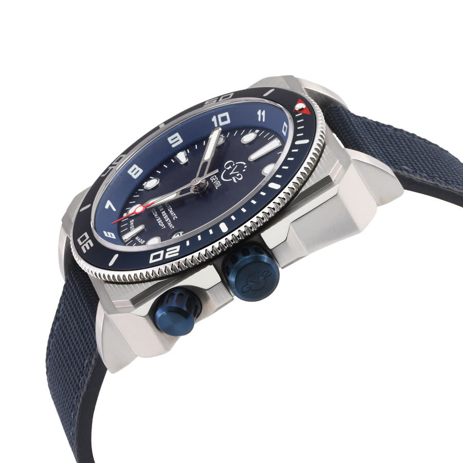 Gv2 By Gevril XO Submarine Automatic Blue Dial Men's Watch 4542 ...