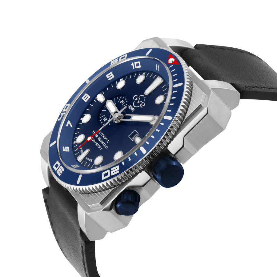Gv2 By Gevril XO Submarine Automatic Blue Dial Men's Watch 4552 ...