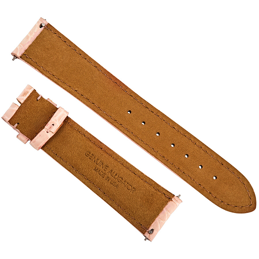Hadley Roma 21 MM Matte Pink Alligator Leather Strap 21ABR52M ...
