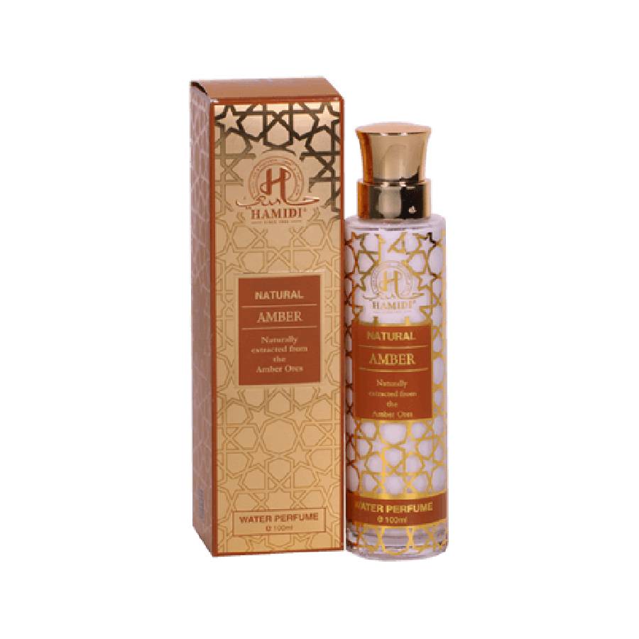 Hamidi Unisex Natural Amber Water Perfume Spray 3.4 oz Fragrances ...
