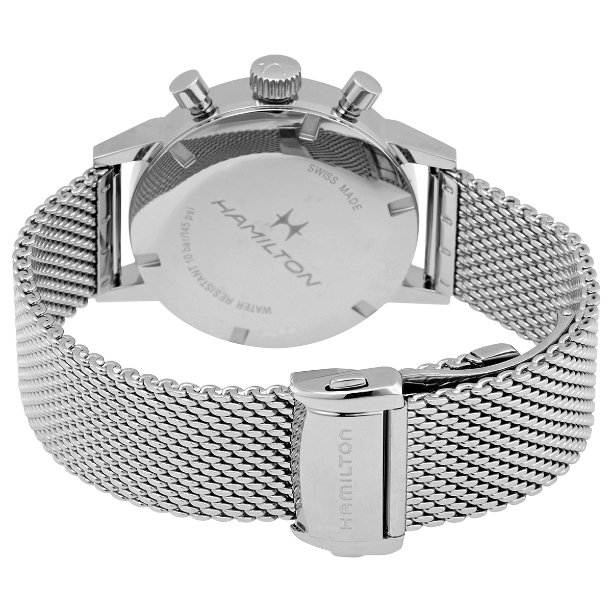 Hamilton Intra-Matic Chronograph Hand Wind Silver Dial Men's Watch ...