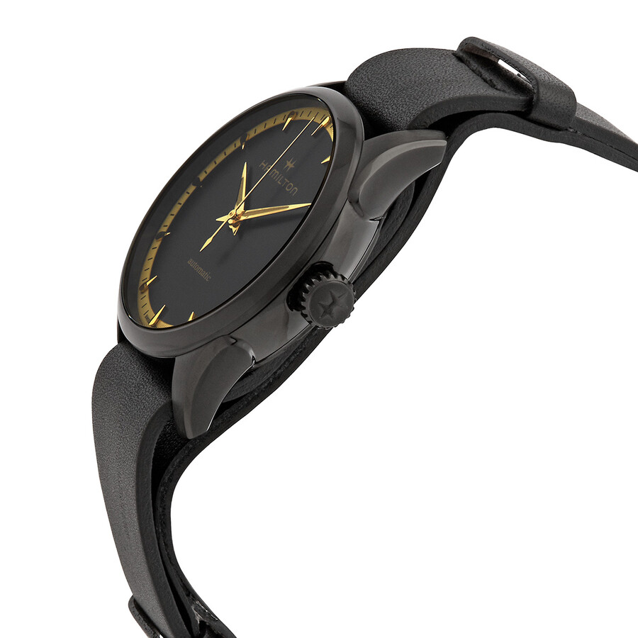 Hamilton Jazzmaster Automatic Black Dial Unisex Watch H32255730 ...