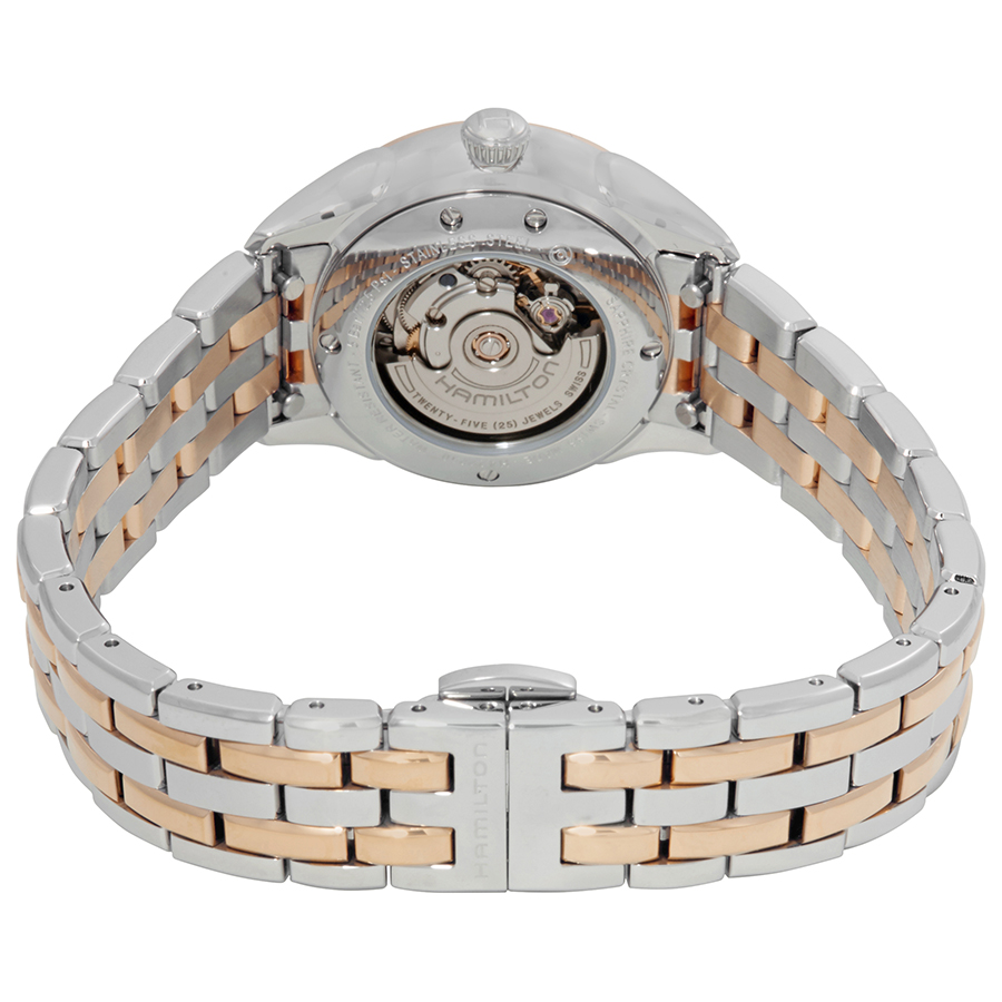 Hamilton Jazzmaster Automatic Mother of Pearl Dial Ladies Watch ...