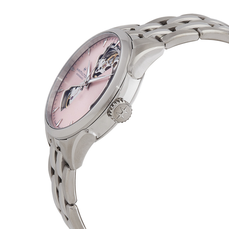 Hamilton Jazzmaster Automatic Pink Dial Ladies Watch H32215170 ...