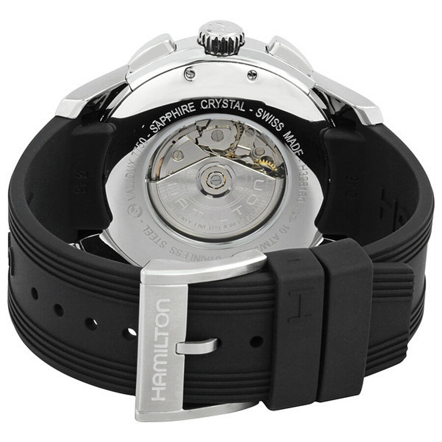 Hamilton Jazzmaster Lord Hamilton Black Dial Chonograph Tachymeter Men ...