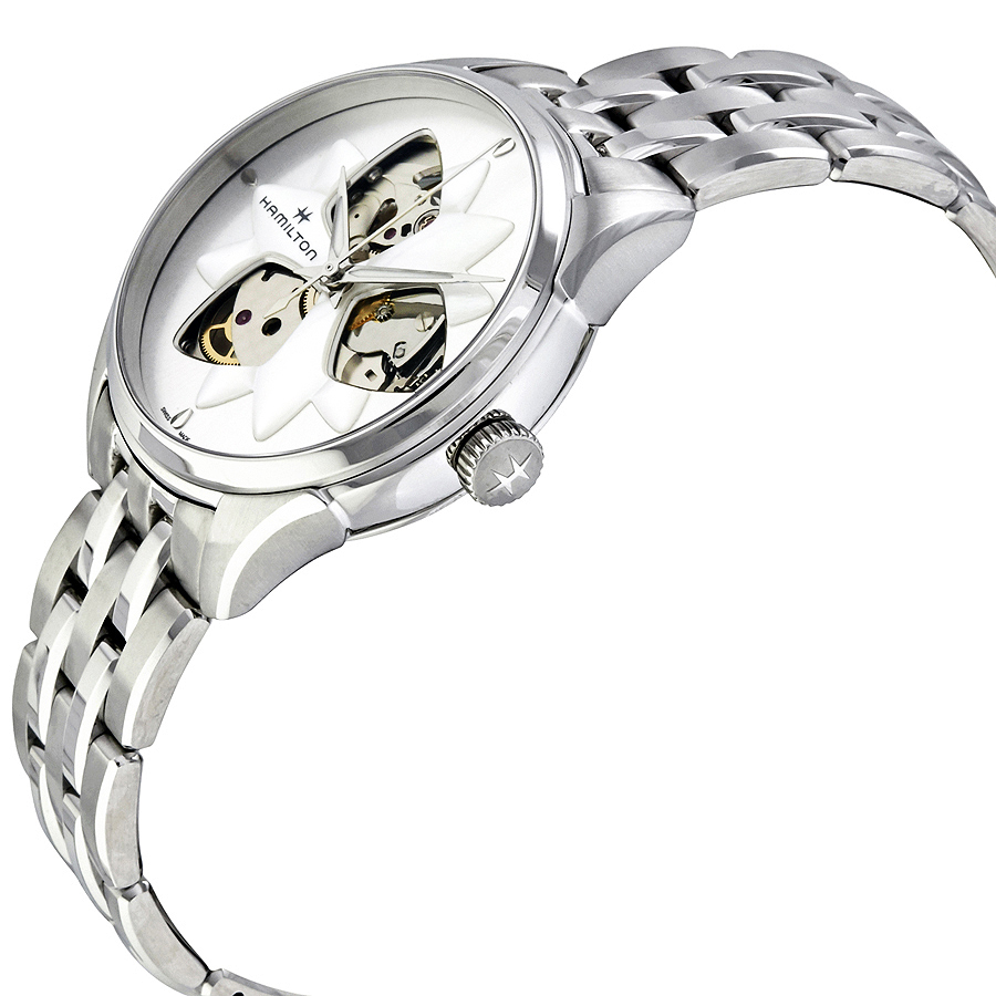 Hamilton Jazzmaster Open Heart Lady Watch H32115191 7640167040544 ...