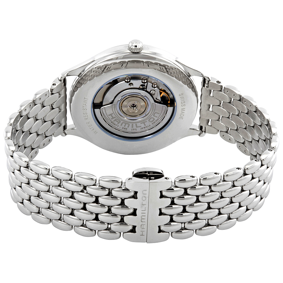 Hamilton Jazzmaster Thinline Automatic Blue Dial Men's Watch H38525141 ...