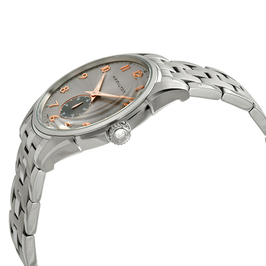 Hamilton Jazzmaster Thinline Quartz Grey Dial Men's Watch H38411180 ...