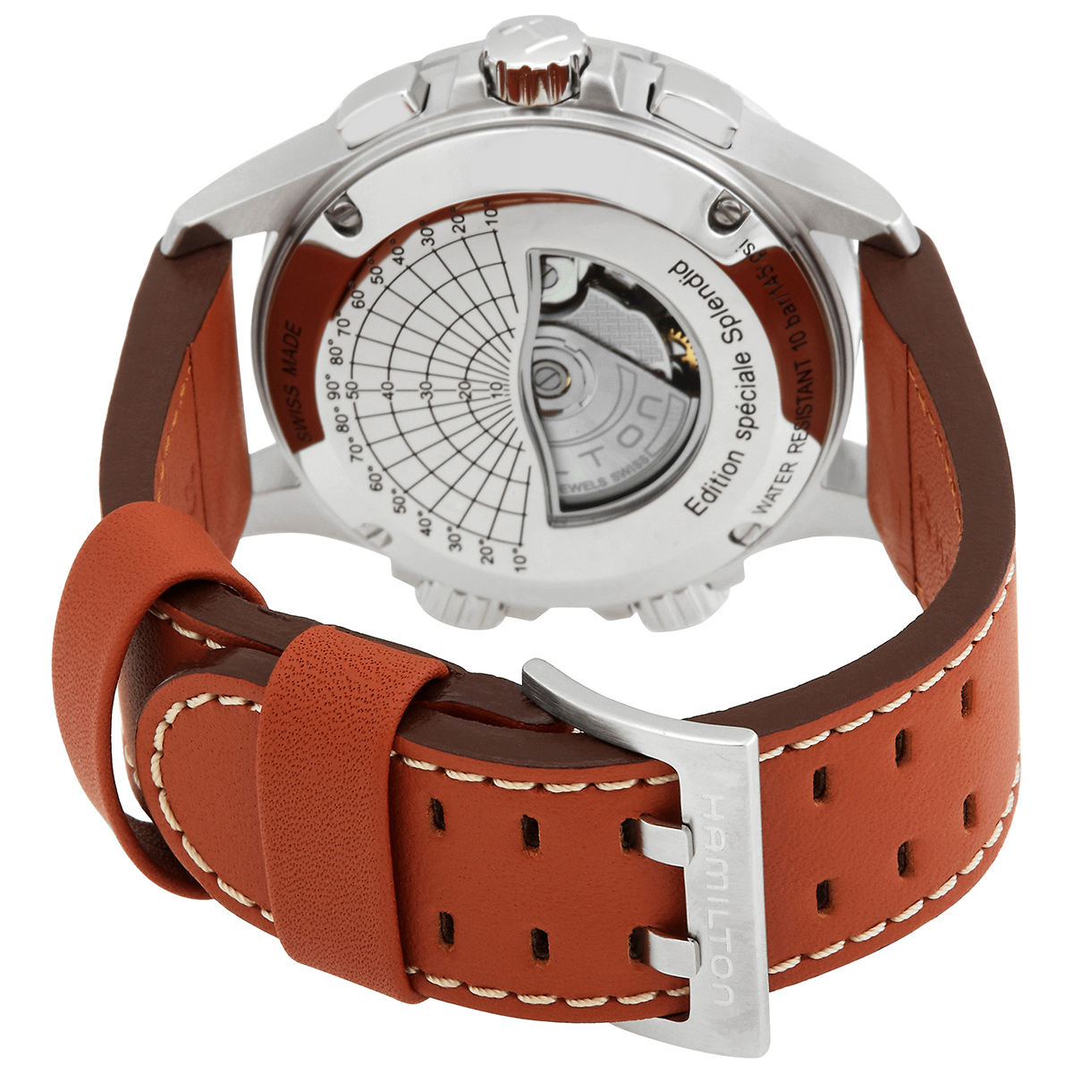 Hamilton Khaki Aviation Khaki X-Wind Black Dial Automatic Men's Watch ...