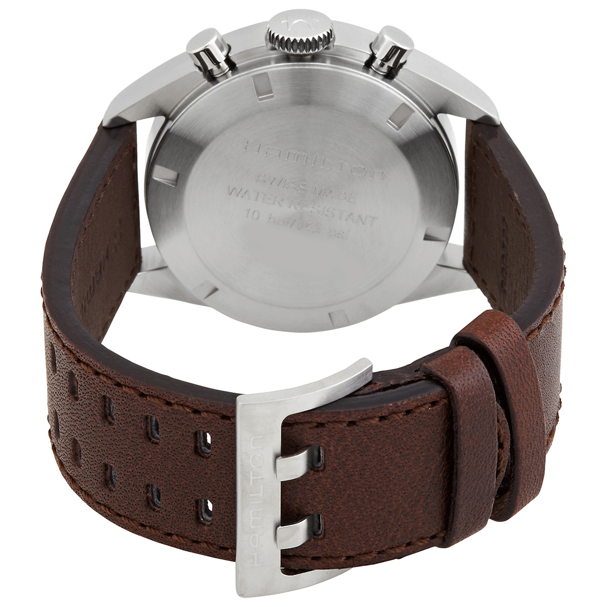 Hamilton Khaki Aviation Pioneer Chronograph Hand Wind Black Dial Men's ...