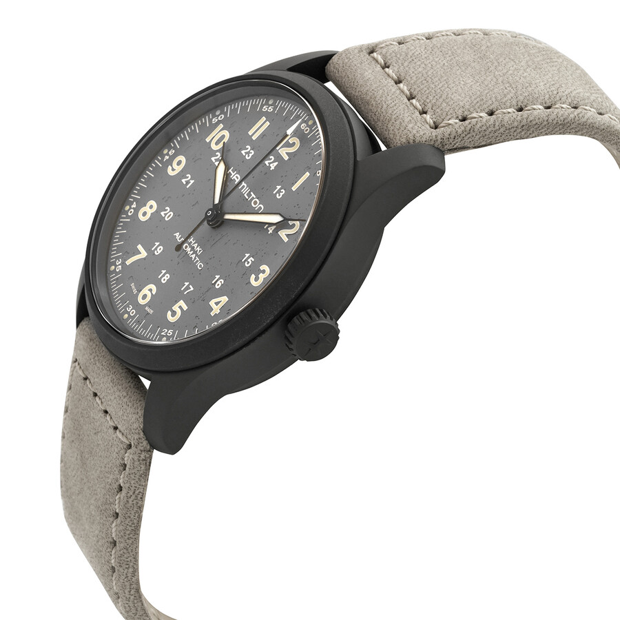 Hamilton Khaki Field Automatic Grey Dial Men's Watch H70215880 ...