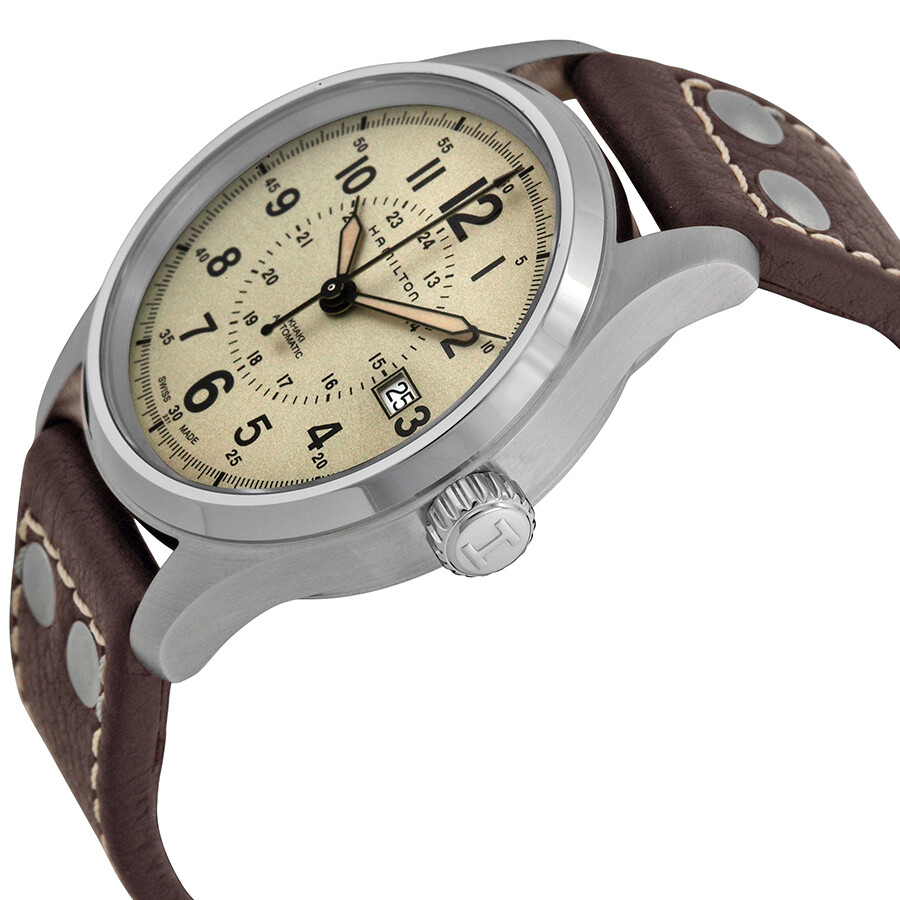 Hamilton Khaki Field Automatic Old Paper Dial Men's Watch H70595523 ...