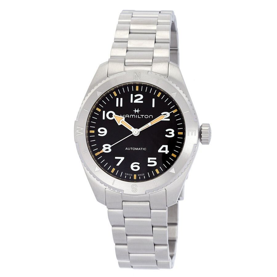 Hamilton Khaki Field Expedition Automatic Black Dial Men's Watch ...