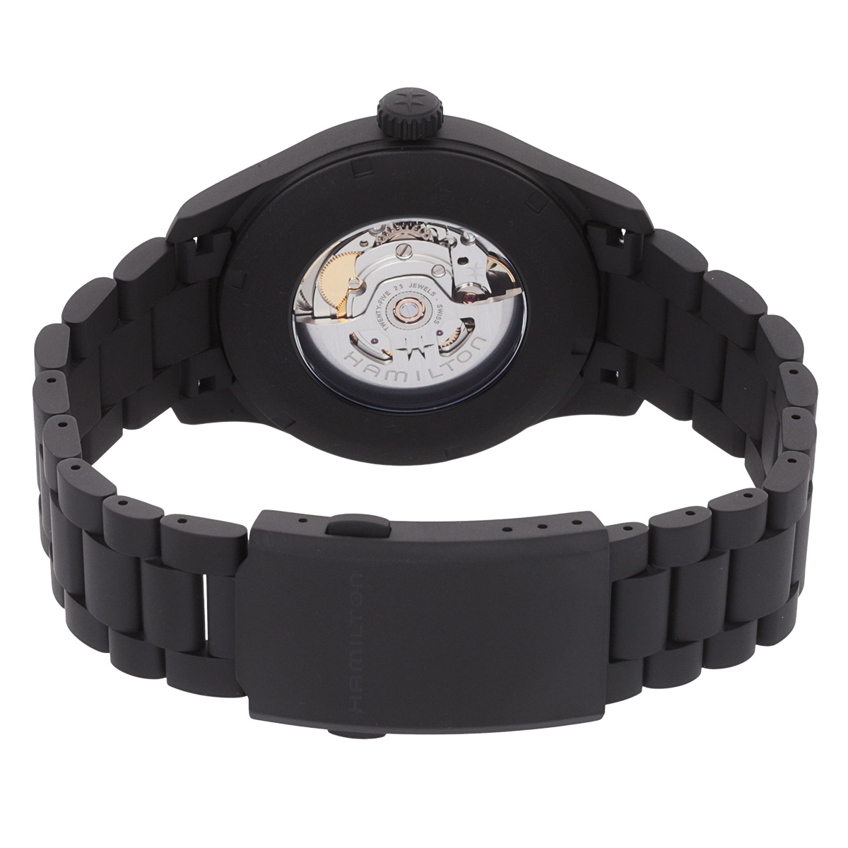 Hamilton Khaki Field Titanium Automatic Black Dial Men's Watch ...