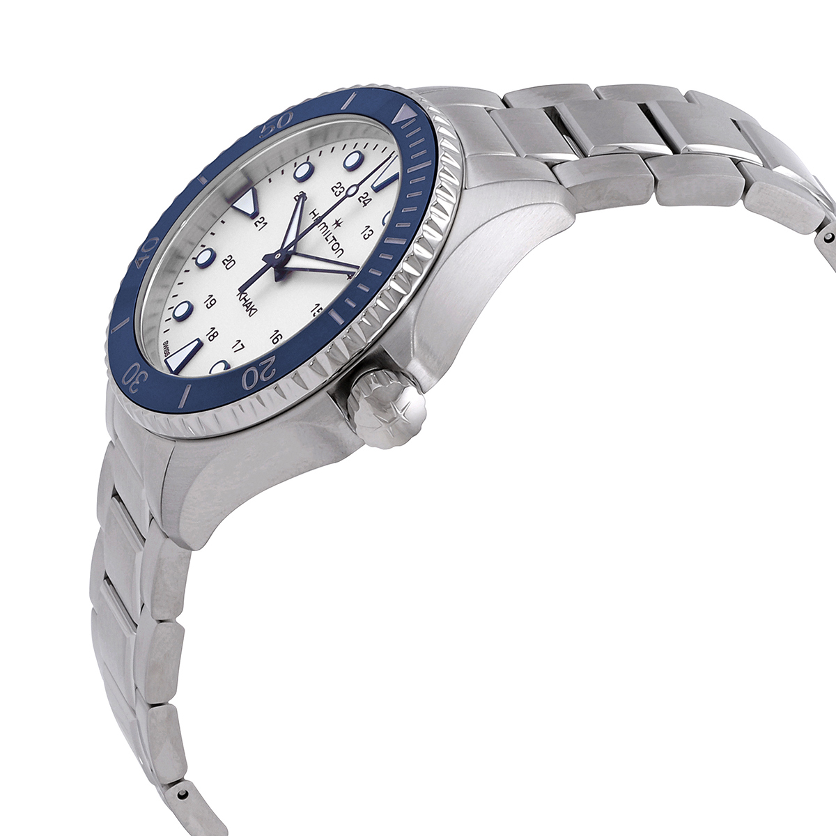 Hamilton Khaki Navy Scuba Quartz White Dial Men's Watch H82231150 ...