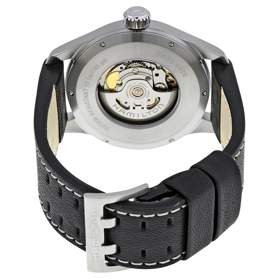 Hamilton Khaki Officer Automatic Men's Watch H70615733 7640127750315 ...