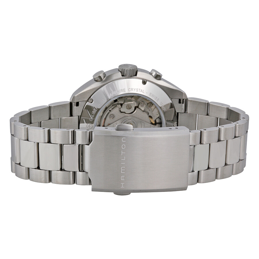 Hamilton Khaki Pilot Pioneer Chronograph Automatic Ivory Dial Men's ...