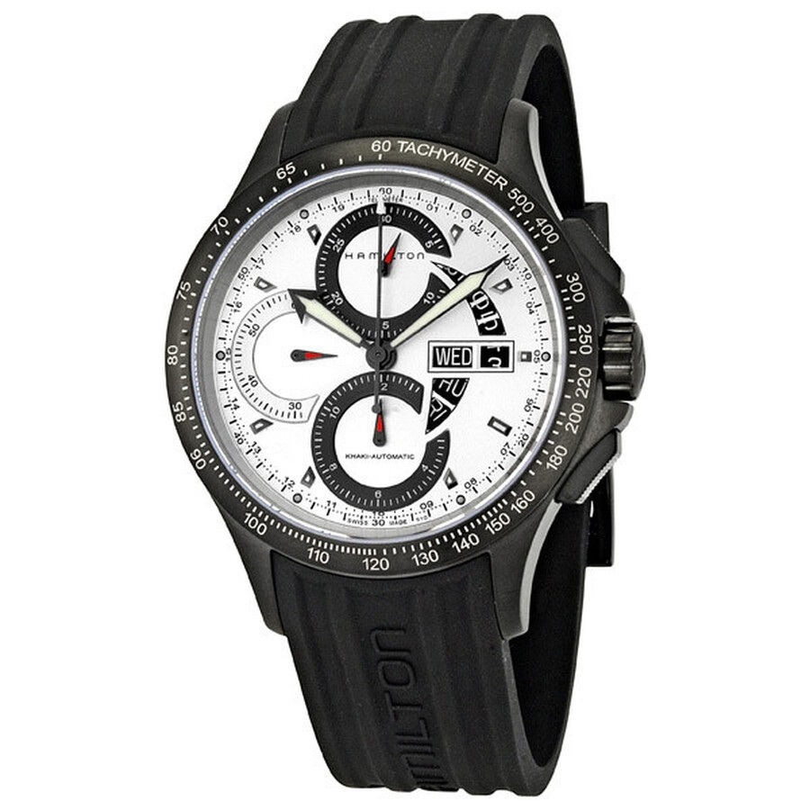 Hamilton Men's Khaki King X-Mach Automatic Watch with Silver Dial ...