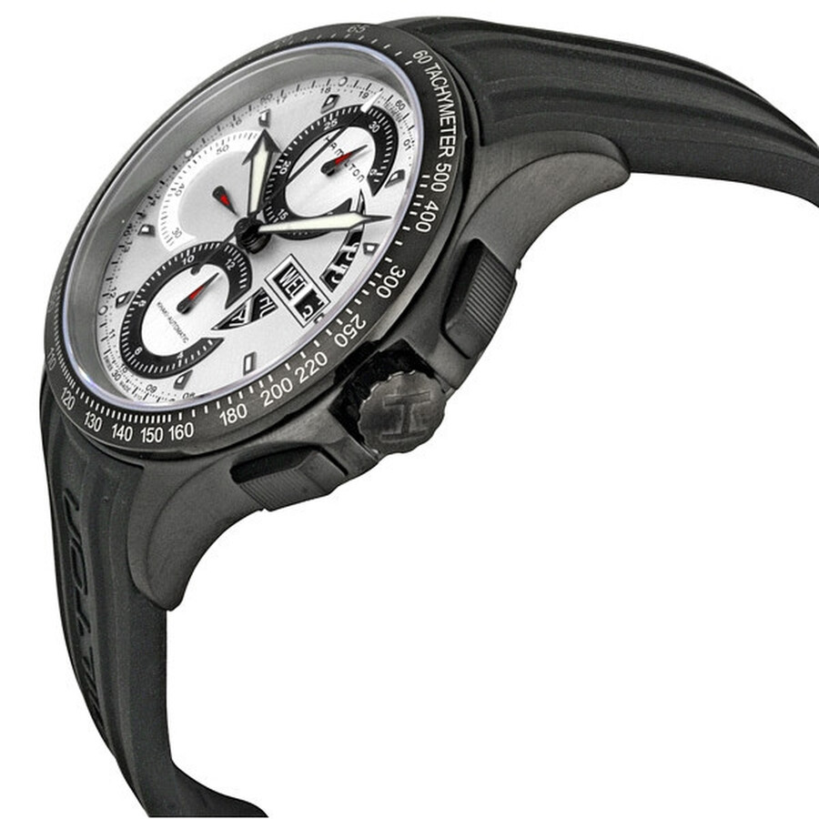 Hamilton Men's Khaki King X-Mach Automatic Watch with Silver Dial ...