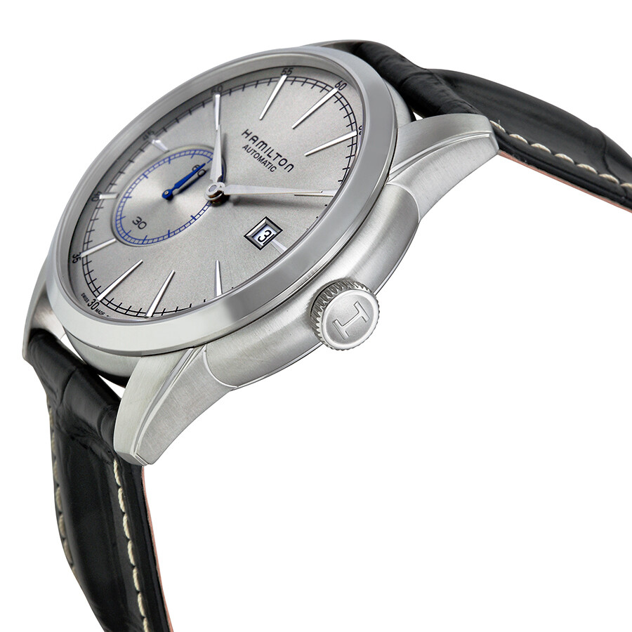 Hamilton Railroad Automatic Silver Grey Dial Men's Watch H40515781 ...