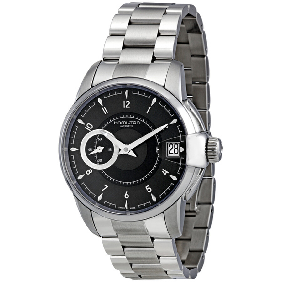 Hamilton Timeless Classic Railroad Black Dial Automatic Men's Watch ...