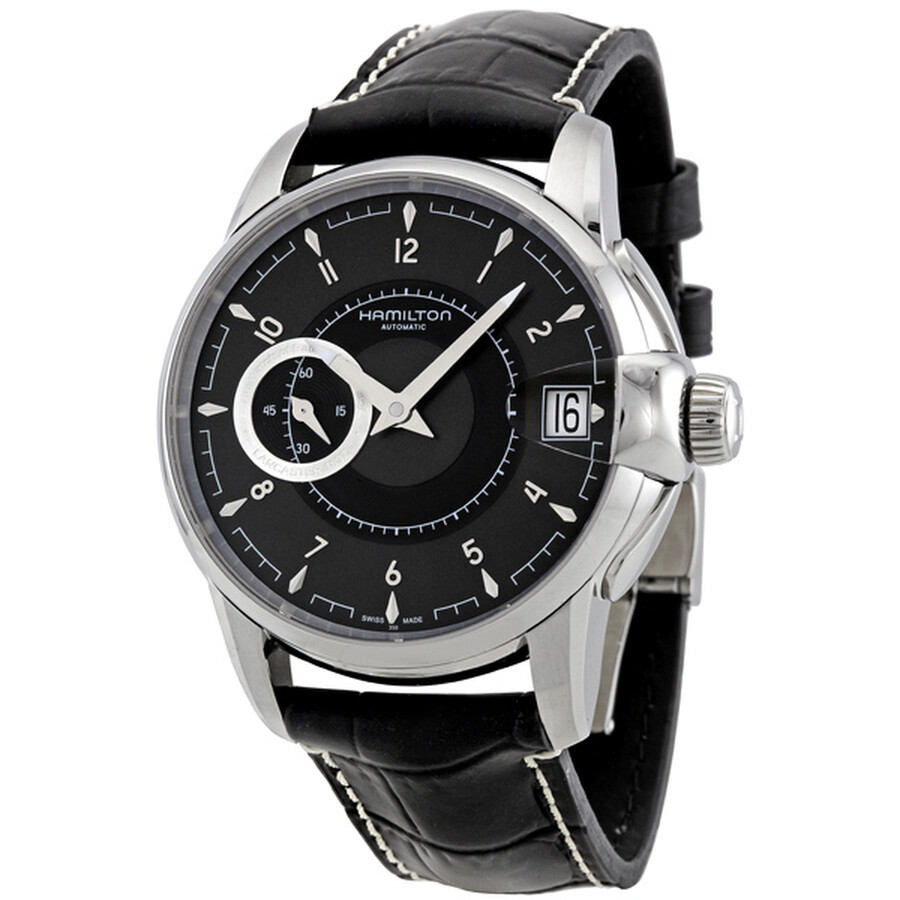 Hamilton Timeless Classic Railroad Black Dial Automatic Men's Watch ...