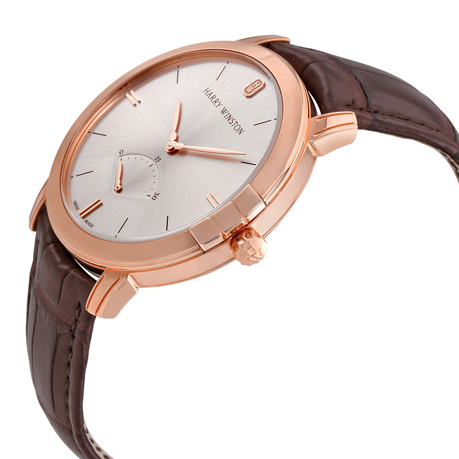Harry Winston Midnight Retrograde Silver Dial Automatic Men's Watch ...