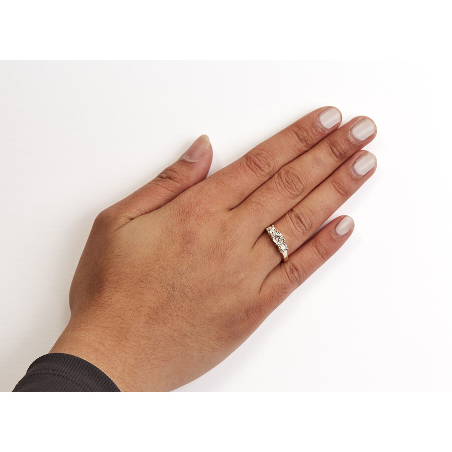 Haus Of Brilliance 10K Yellow Gold 1/2 Cttw Miracle Set Round Diamond ...