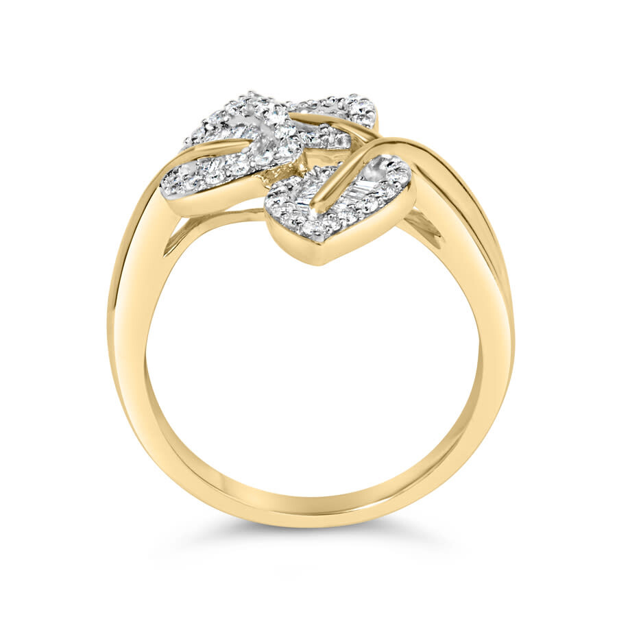 Haus Of Brilliance 18K Yellow Gold Plated .925 Sterling Silver 1/2 Ct ...