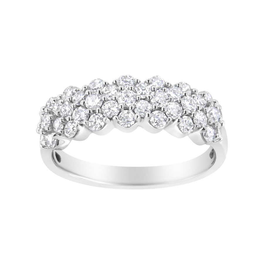 Haus Of Brilliance .925 Sterling Silver 1 cttw Lab-Grown Diamond ...